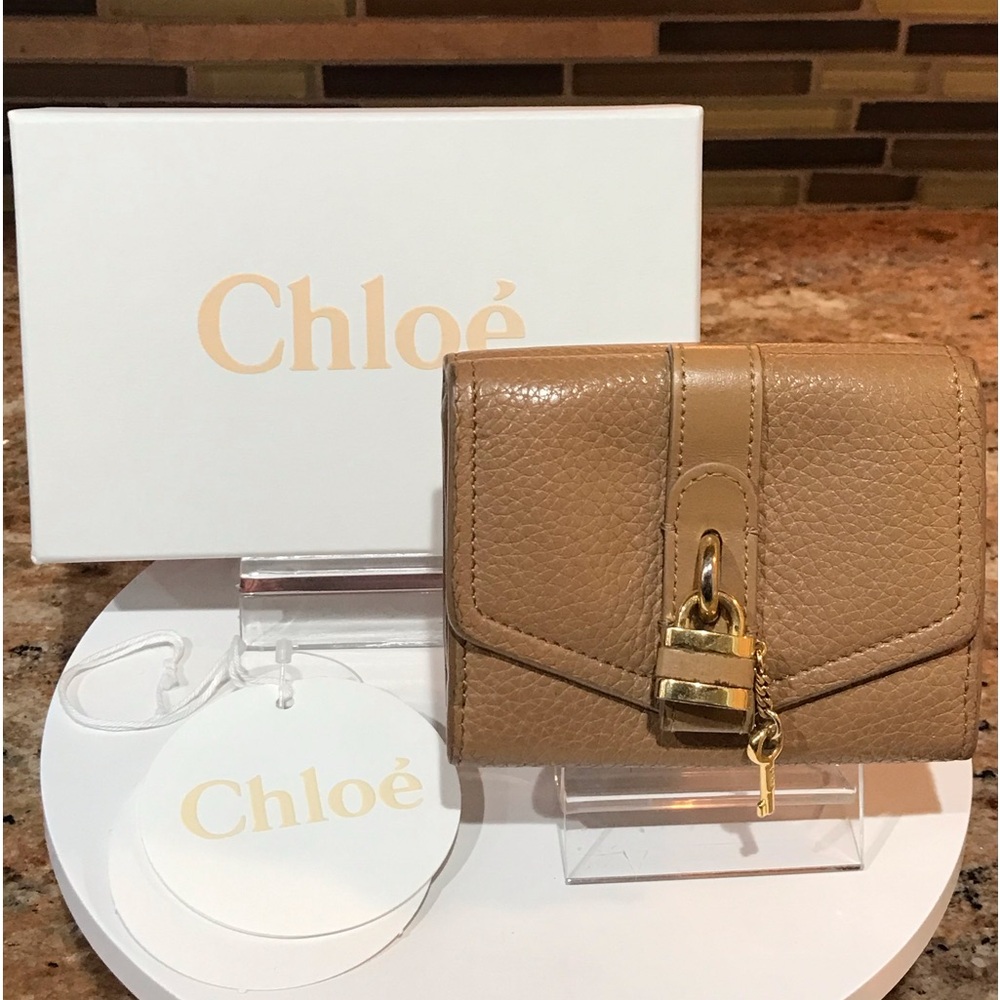 CHLOÉ Paddington Leather Trifold Wallet 😍🔥 ️ - Gem